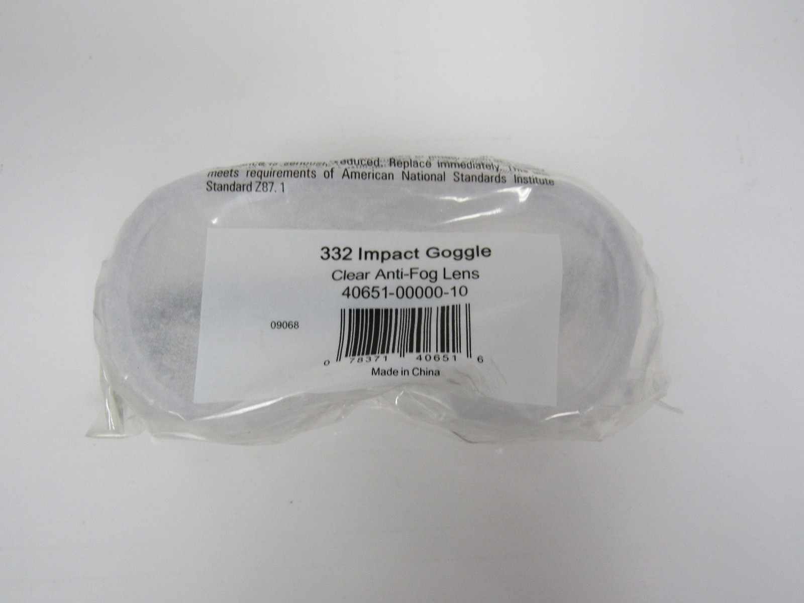 3M 332 IMPACT GOGGLE CLEAR ANTI-FOG LENS 40651-00000-10 | eBay