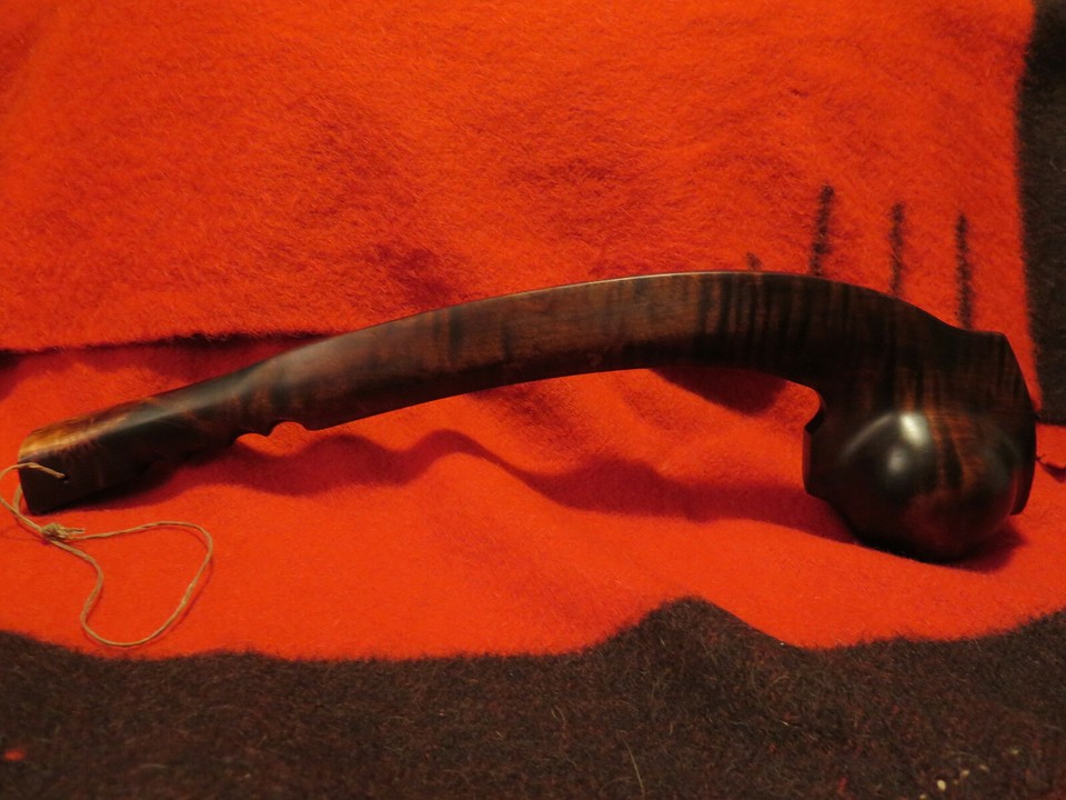 FLASH SALE-NATIVE AMERICAN WAR CLUB Iroquois Ceremonial Collectible w ...