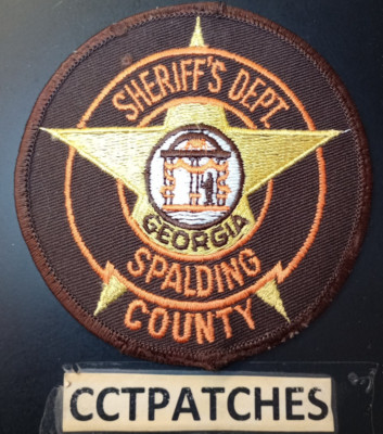 SPALDING COUNTY, GEORGIA SHERIFF DEPT SHOULDER PATCH GA | eBay