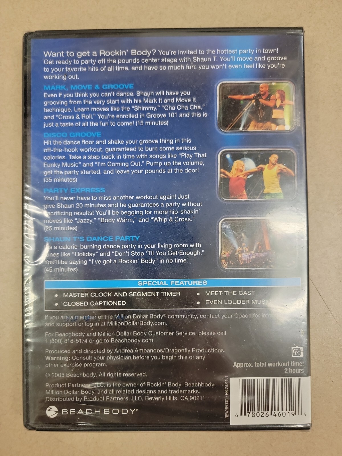 Beachbody Rockin' Body Includes 4 Workouts (DVD , 2-Disc Set ...