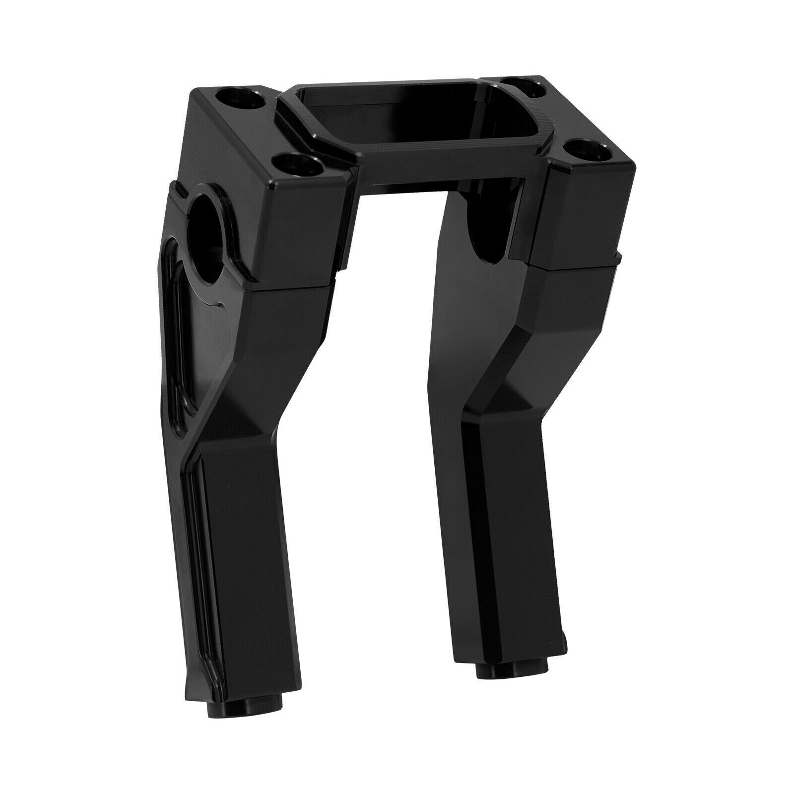 6" Handlebar Black Riser 1" Bar Club Fit For Harley FLSB FXLRST Softail ...