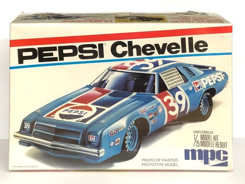 MPC 1712 1/25 Scale Pepsi Chevrolet Chevelle Plastic Model Kit | eBay