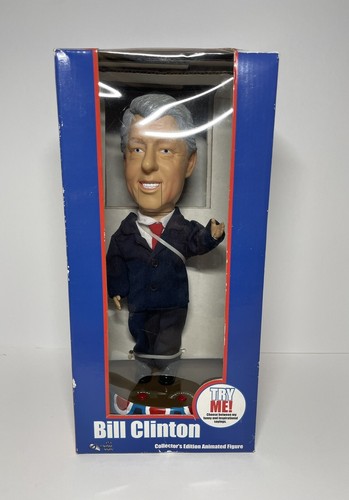 2004 Bill Clinton Talking Gemmy Doll Collector's Edition Animated ...