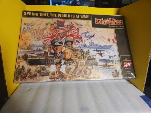 Axis And Allies Anniversary Edition Board Game Avalon Hill A&A WWII NEW SEALED 630509612710| eBay