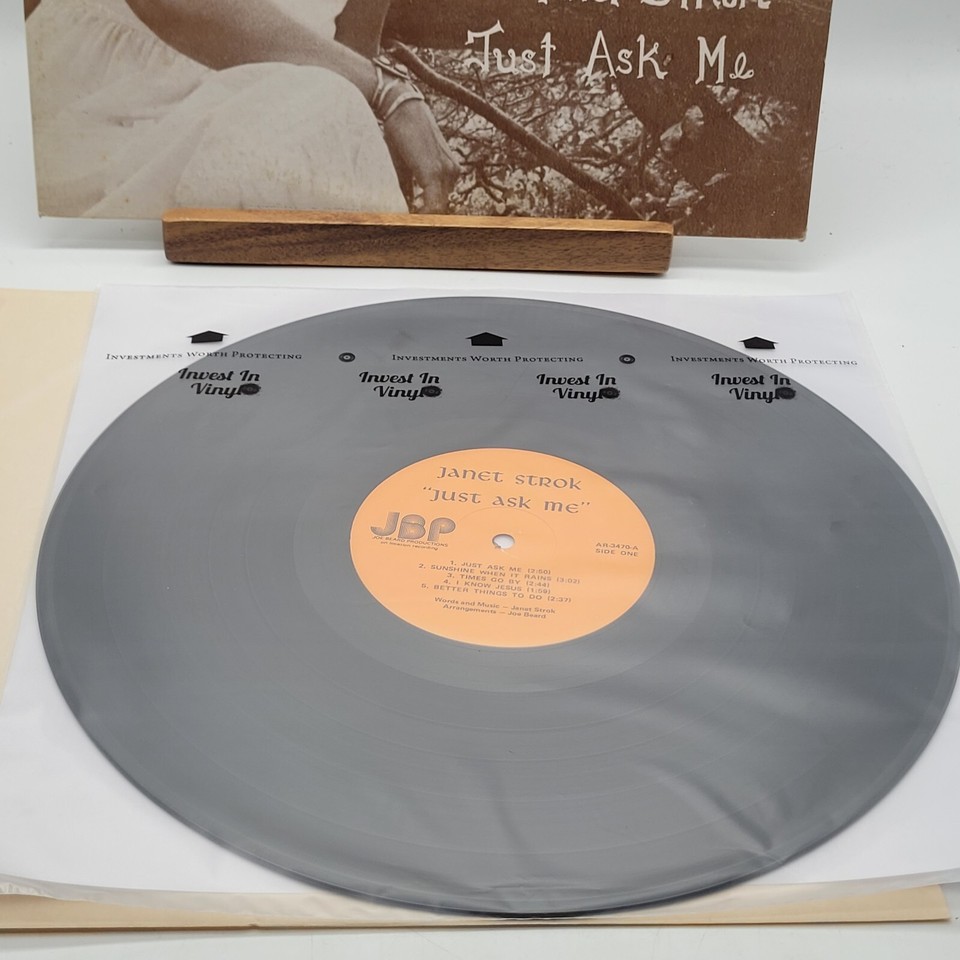 Janet Strok Just Ask Me Rare Folk Christian AR-3470 Record Album Vinyl ...