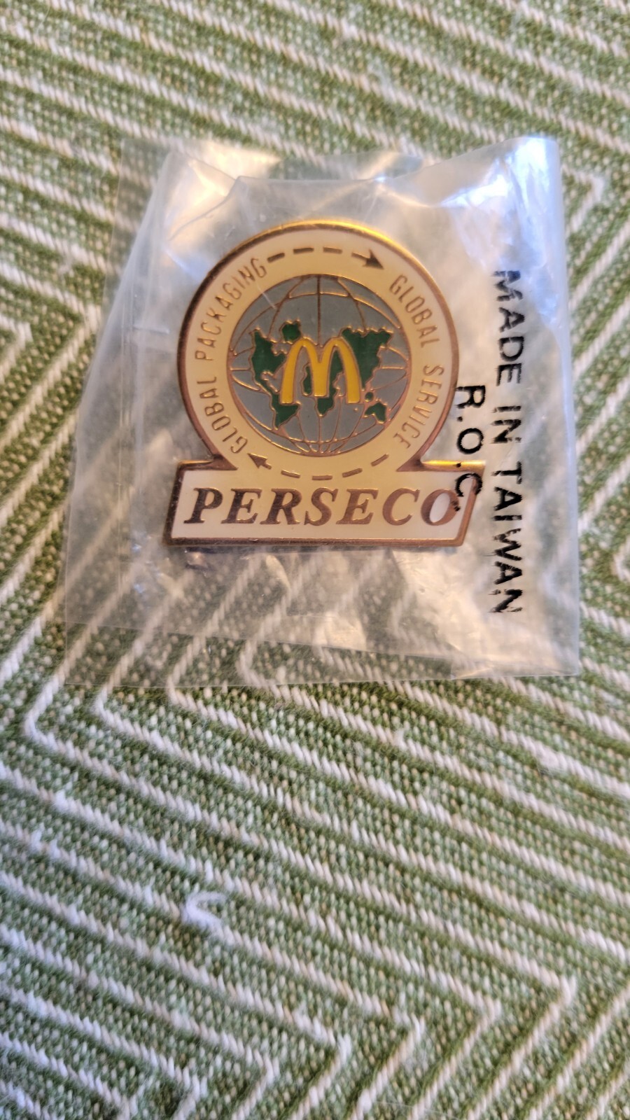 Vintage Mcdonalds Perseco Pin | eBay