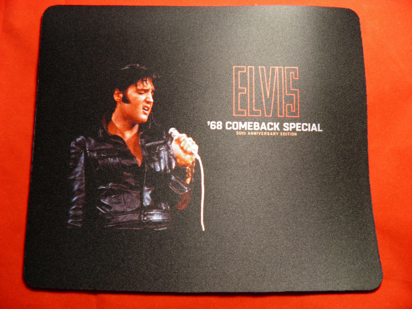 1 x Personalised Neoprene Mouse Pad Your Design ELVIS 68 COMEBACK | eBay