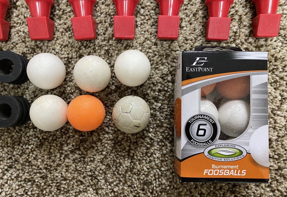 Hathaway Premium Replacement Foosball Men 5/8 rod Plus Grommets ...