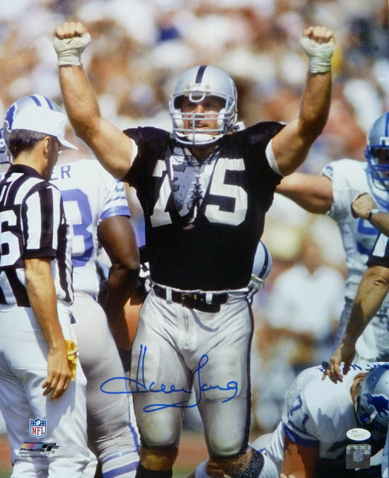 Howie Long Autographed/Signed Oakland Raiders 16x20 Photo JSA 12175 | eBay