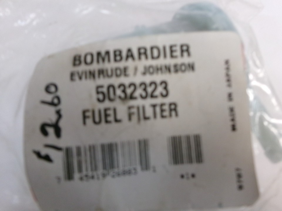 BOMBARDIER EVINRUDE/JOHNSON FUEL FILTER 5032323 | eBay