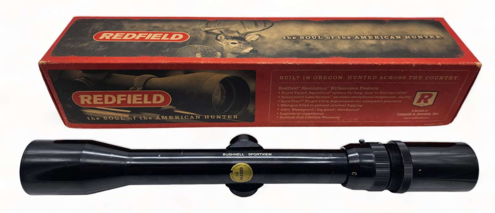 BUSHNELL Sportview Rifle Scope with Redfield Box | eBay