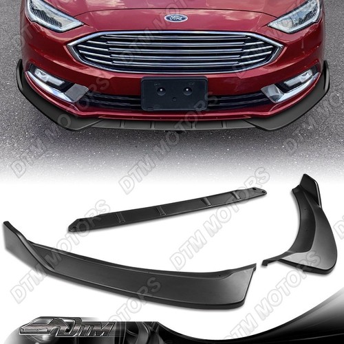 For 17-18 Ford Fusion/Mondeo Unpainted Matt Black Front Bumper Body Kit ...
