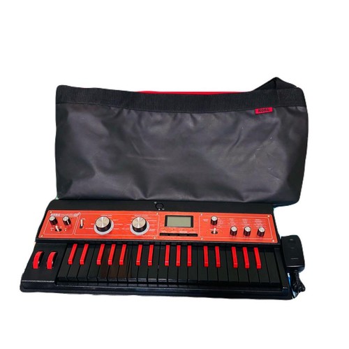 KORG MicroKORG XL + BKRD Synthesizer Limited Black Red w/Vocoder ...