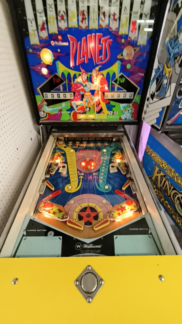 SUPER RARE Planets pinball machines for sale used | eBay