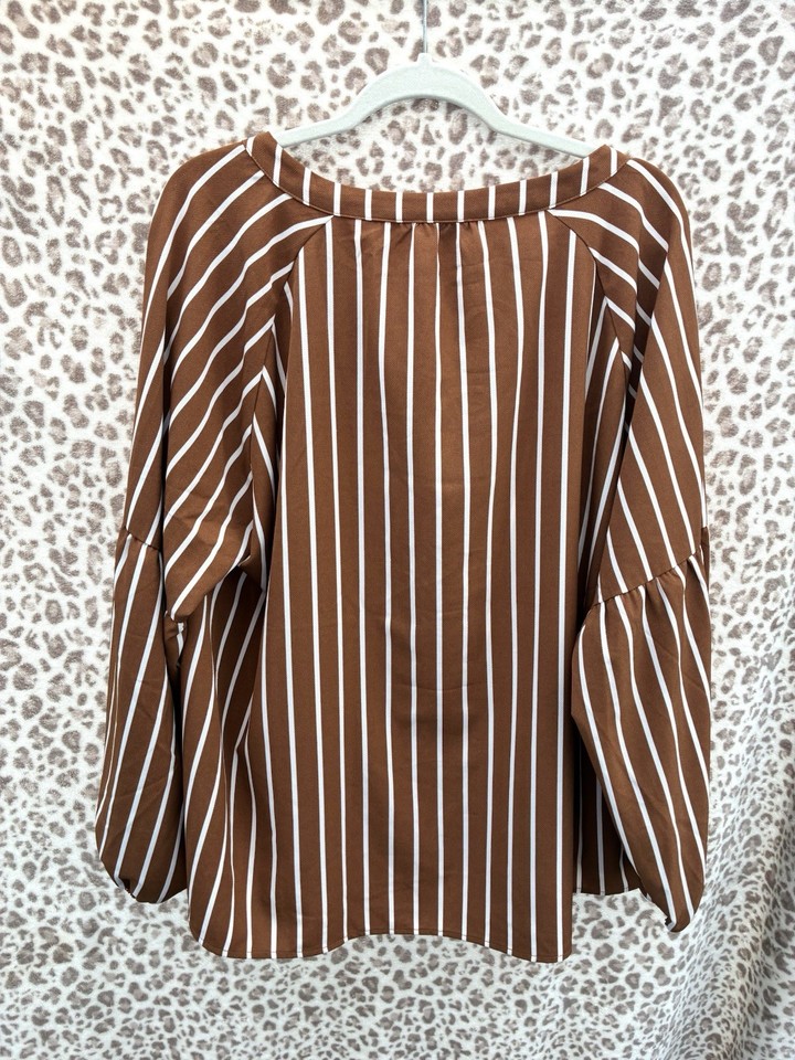 Andree by Unit Top Women's Striped Shirt Size 2X NWT | eBay