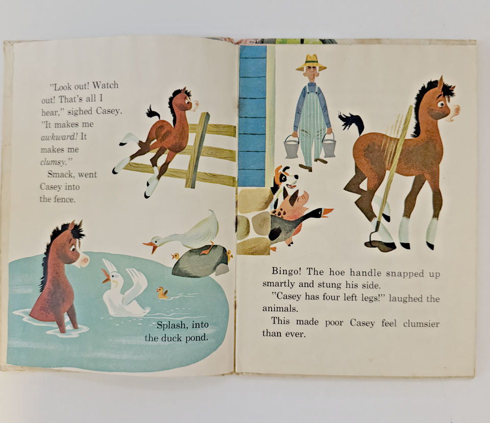 Casey the Clumsy Colt – Mabel Watts – Vintage Tell-A-Tale Book – 1970s ...