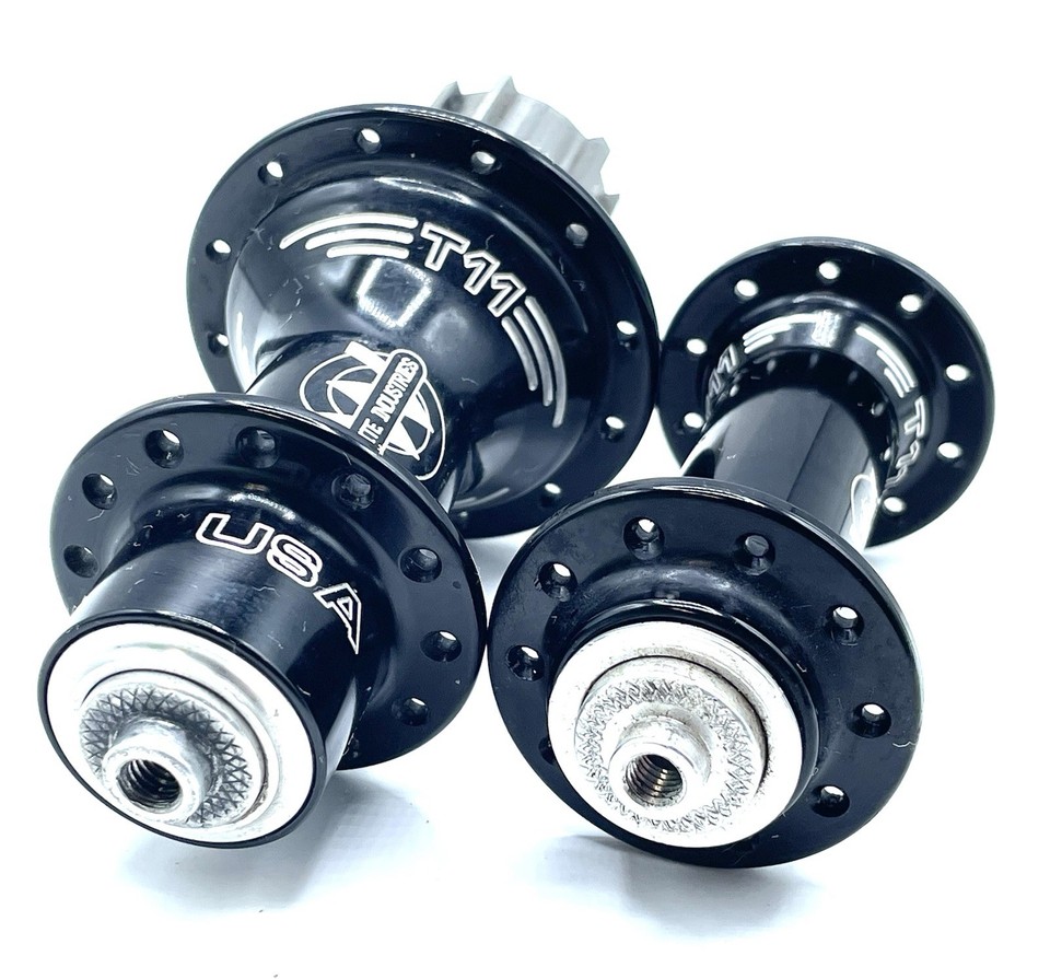 White Industries T11 Front And Rear Road Bike Hubs 20/24 Hole 100/130 ...