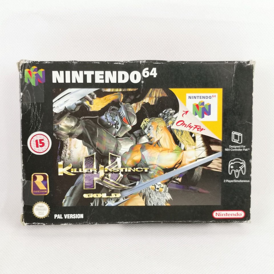 Killer Instinct Gold N64 Nintendo 64 Nintendo No Manual Boxed PAL ...