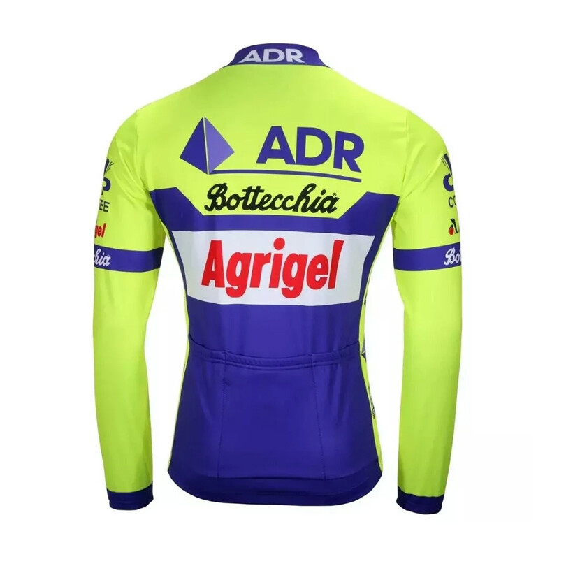 Mens Team ADR Bottecchia Cycling Long Sleeve Jersey Cycling Jerseys ...