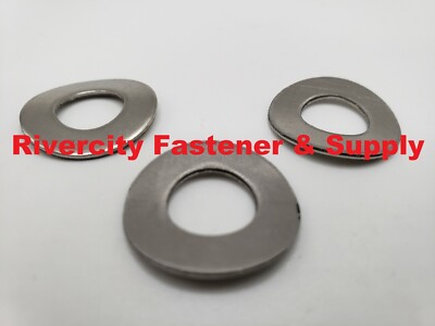 (25) 5/16" Stainless Steel Wave Curve Curved Washers 304 18-8 Stainless ...