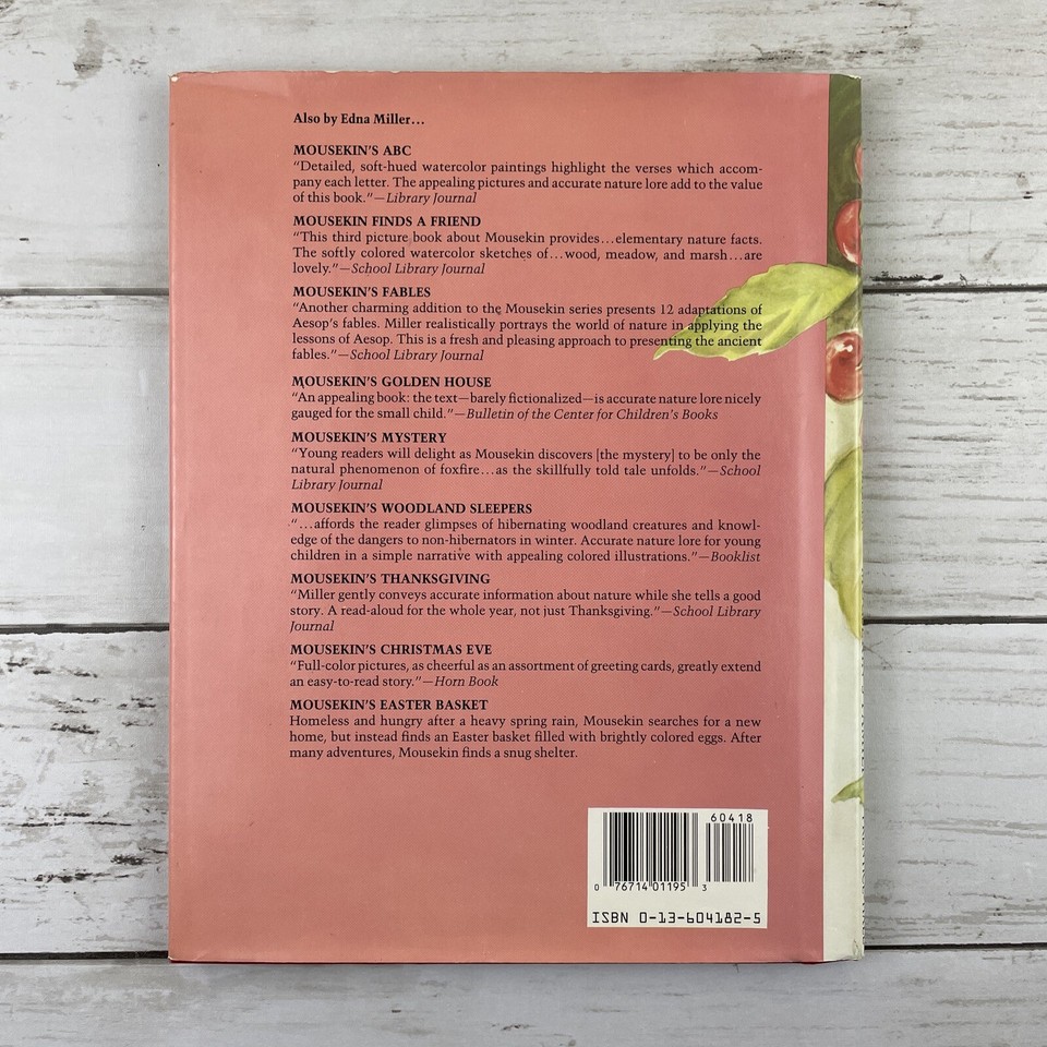 Mousekin's Family Edna Miller Vintage Hardcover Illustrated Nature ...