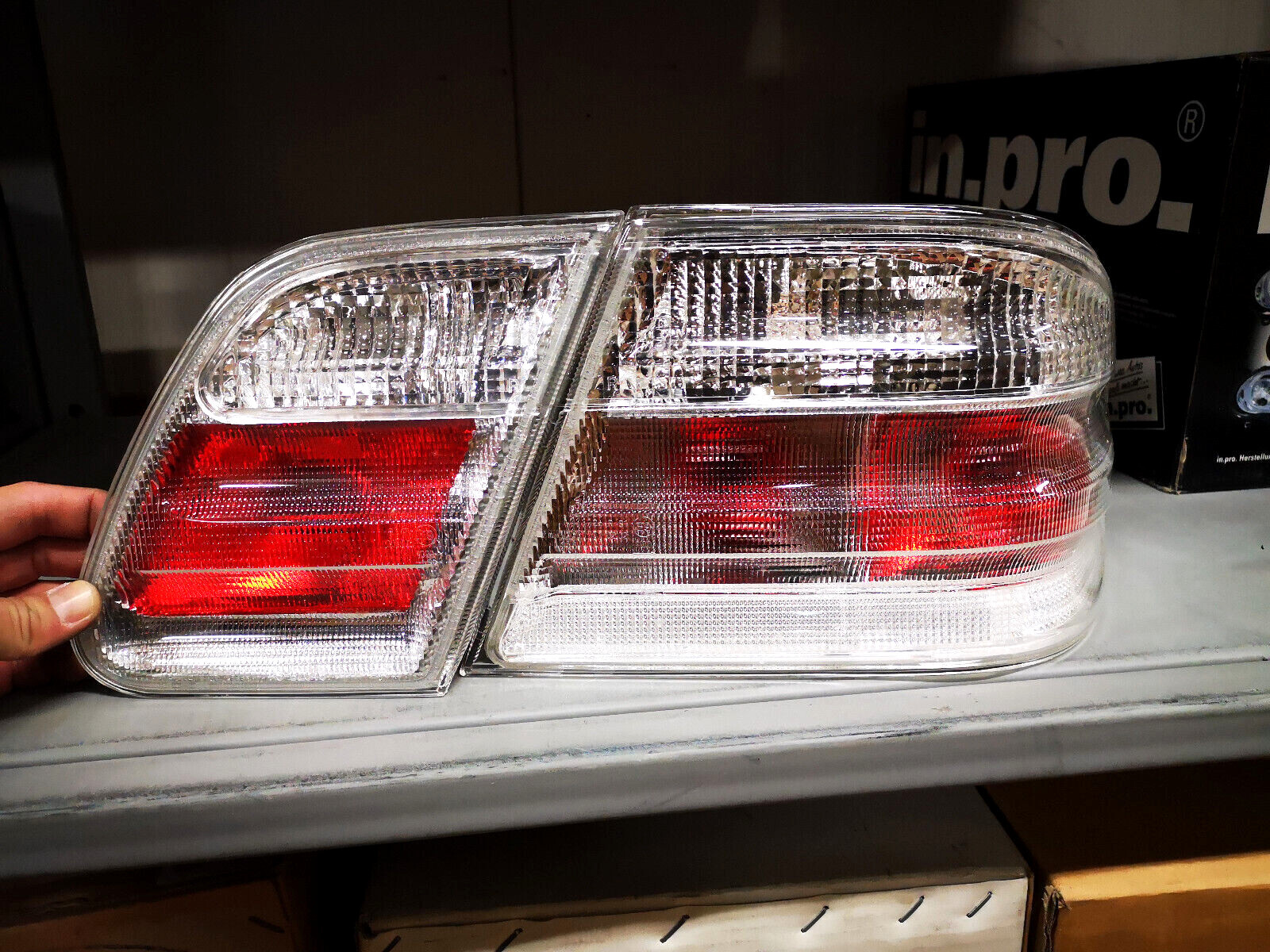 Mercedes-Benz W210 AMG Mod.7/99-> Tail Light Left and Right Silver In ...