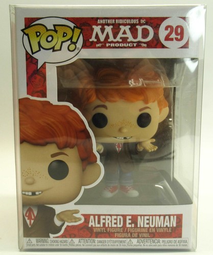 Funko POP! Alfred E. Neuman #29 Mad Magazine Bobblehead Comic DC Vinyl ...