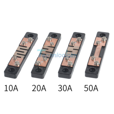 External Shunt 10-50A 75mV Current Meter Shunt Resistor for Digital ...