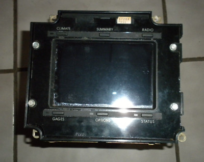 1988 1989 Buick Riviera Reatta CRT Info Display Electronic Touch Screen ...