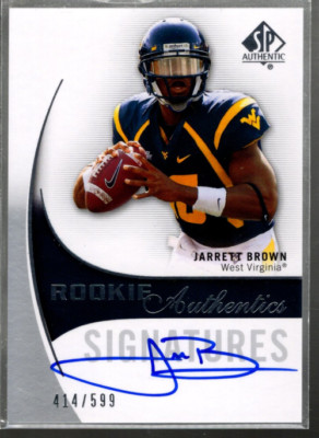 B2917- 2010 SP Authentic #165 Jarrett Brown RC Auto /599 *SAMPLE PIC | eBay