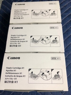 Canon X1 Staples Lot of 3 Boxes Canon Product Code 0146C001[AA] | eBay