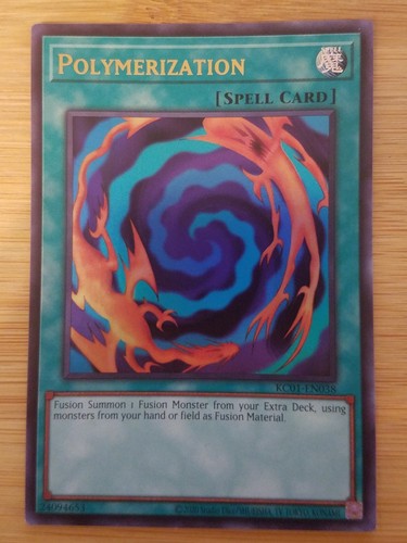 Yugioh Polymerization KC01-EN038 Ultra Rare 25th Kaiba Set | eBay