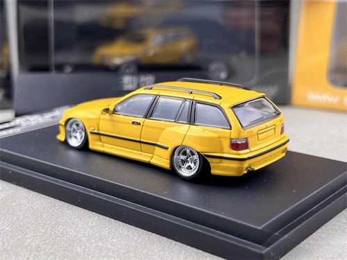 Car Model Toy Collection 1/64 Scale BMW M3 E36 Touring Yellow2 Diecast ...