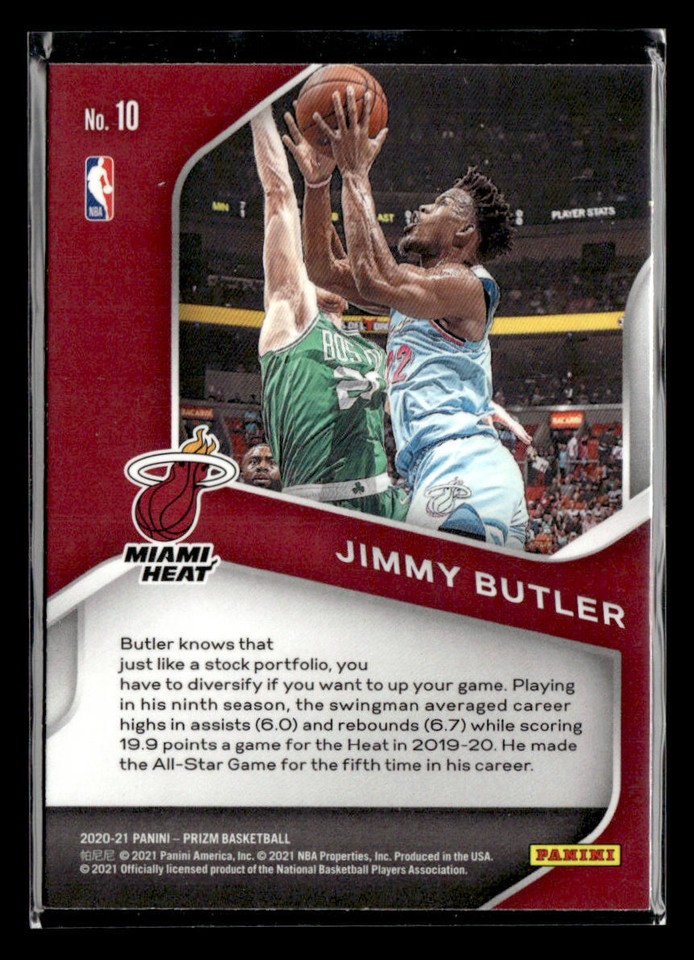 2020-21 Panini Prizm #10 Jimmy Butler Dominance card | eBay