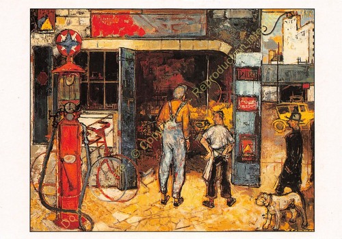 Postcard Art Jean Gossip The Mechanic Commuter Rear | eBay