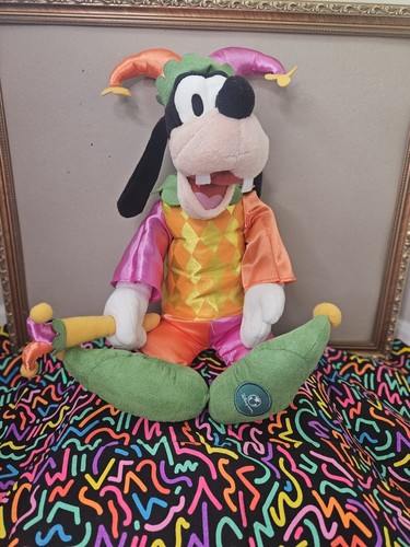 Disney Store GOOFY JESTER 18" Hat Scepter Plush | eBay