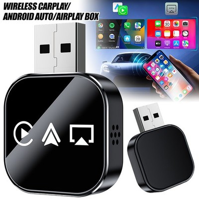UK Mirror Phone to Car Screen Adapter 3 in 1 Wireless Bluetooth 5.0 ...