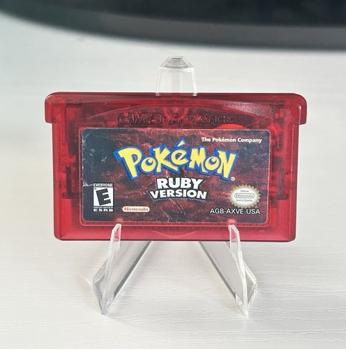 Pokemon: Ruby Version GBA (Game Boy Advance, 2003) *New Battery ...