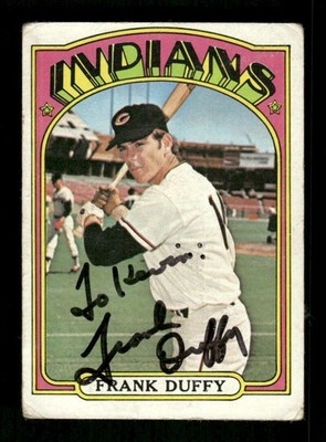 1972 Topps 607 Frank Duffy gvg to vg signed auto autograph BXCP55 | eBay