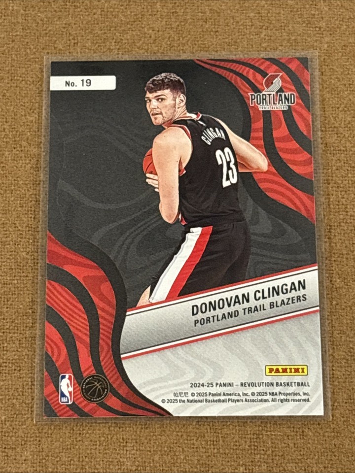 2024-25 Panini Revolution - New Wave Donovan Clingan #19 (RC) | eBay