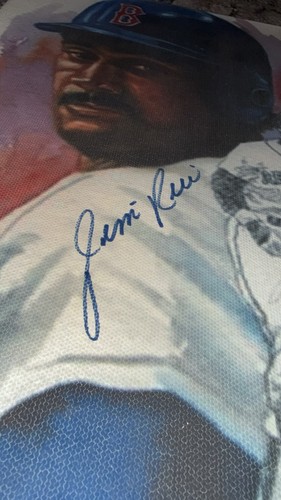 Jim Rice Signed HOF Canvas - Red Sox LEGEND RARE | eBay