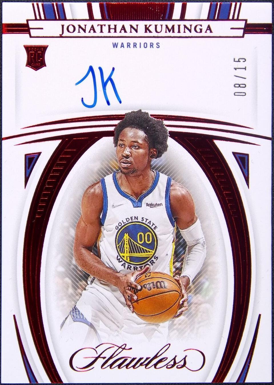 2021-22 Panini Flawless - Rookie Autographs Jonathan Kuminga #FRA-21 ...