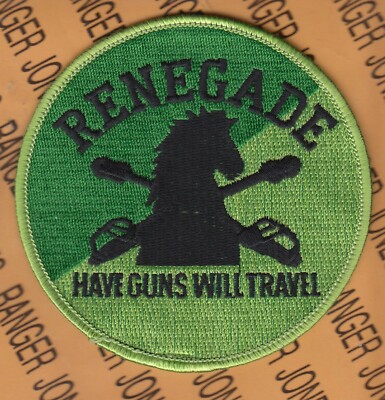 R Troop, 4th Sq 3rd ACR Armored Cavalry Regt Aviation 4" pocket patch m ...