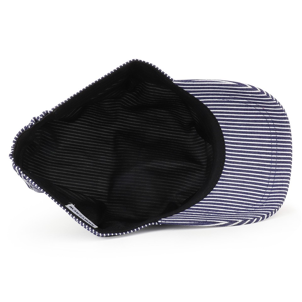 Denim Blue Stripe Train Engineer Conductor Cap Fits Infant to Adult ...