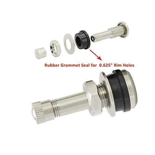 25 PCS TR416 Metal Valve Stems Bolt in Tire Valve Stem High Pressure ...