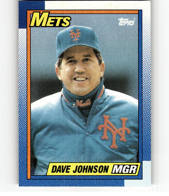 1990 Topps 291 Dave Johnson New York Mets MGR, TL | eBay