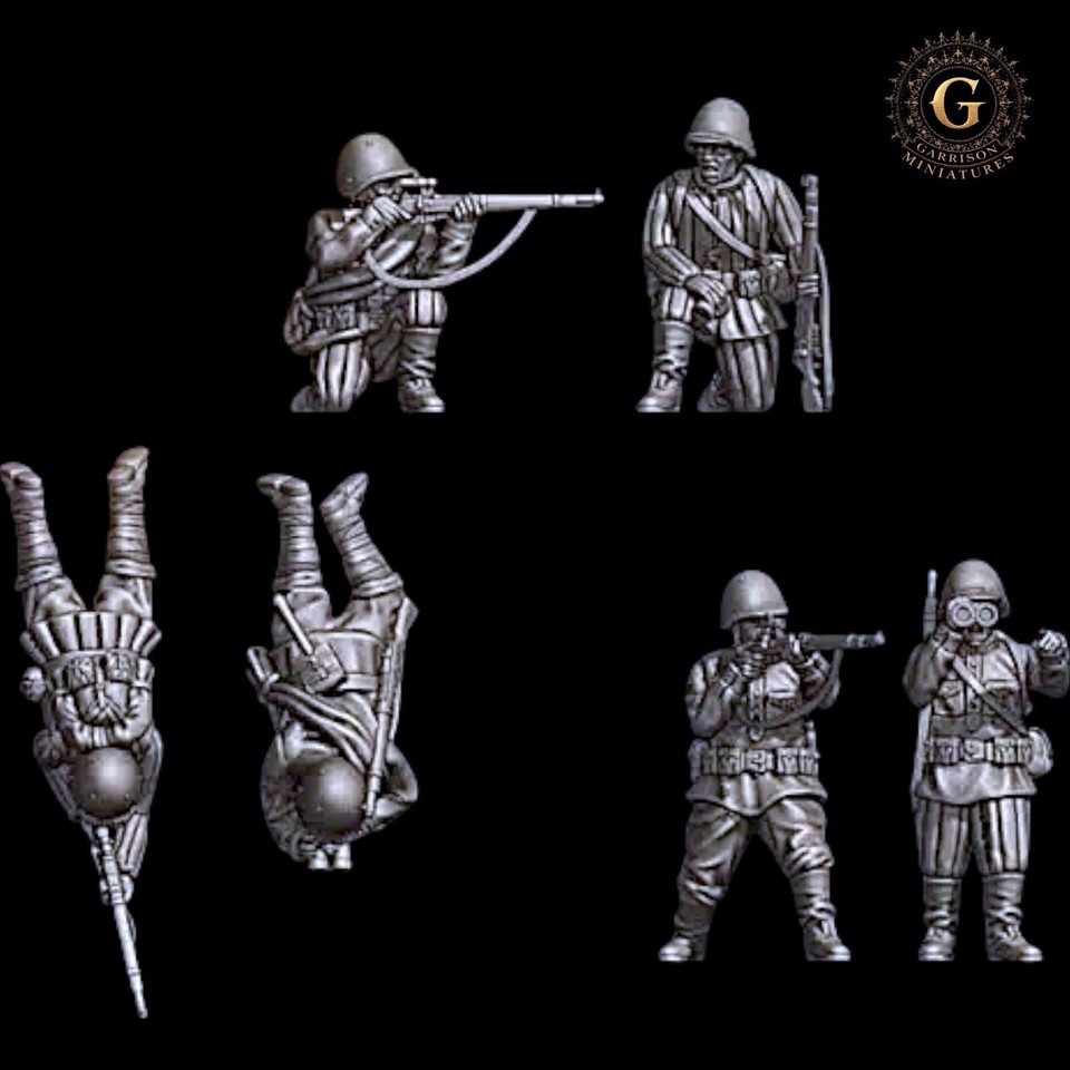 Red Army Snipers & Observers X6 28mm WW2 Wargames and Display ...