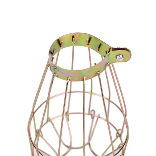 Iron Wire Bulb Guards Clamp Metal Lamp Cage Retro Trouble Light ...