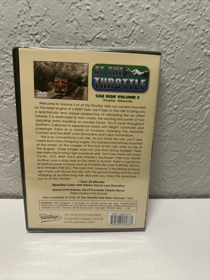 At The Throttle Cab Ride Volume 3 Train Meets DVD Train Video ...