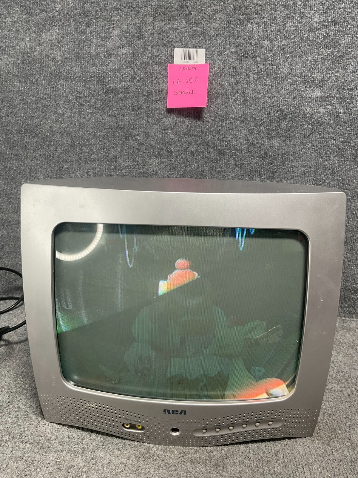 RCA Color CRT Television E13320 13-inch Retro Vintage Gaming 55 Watts ...